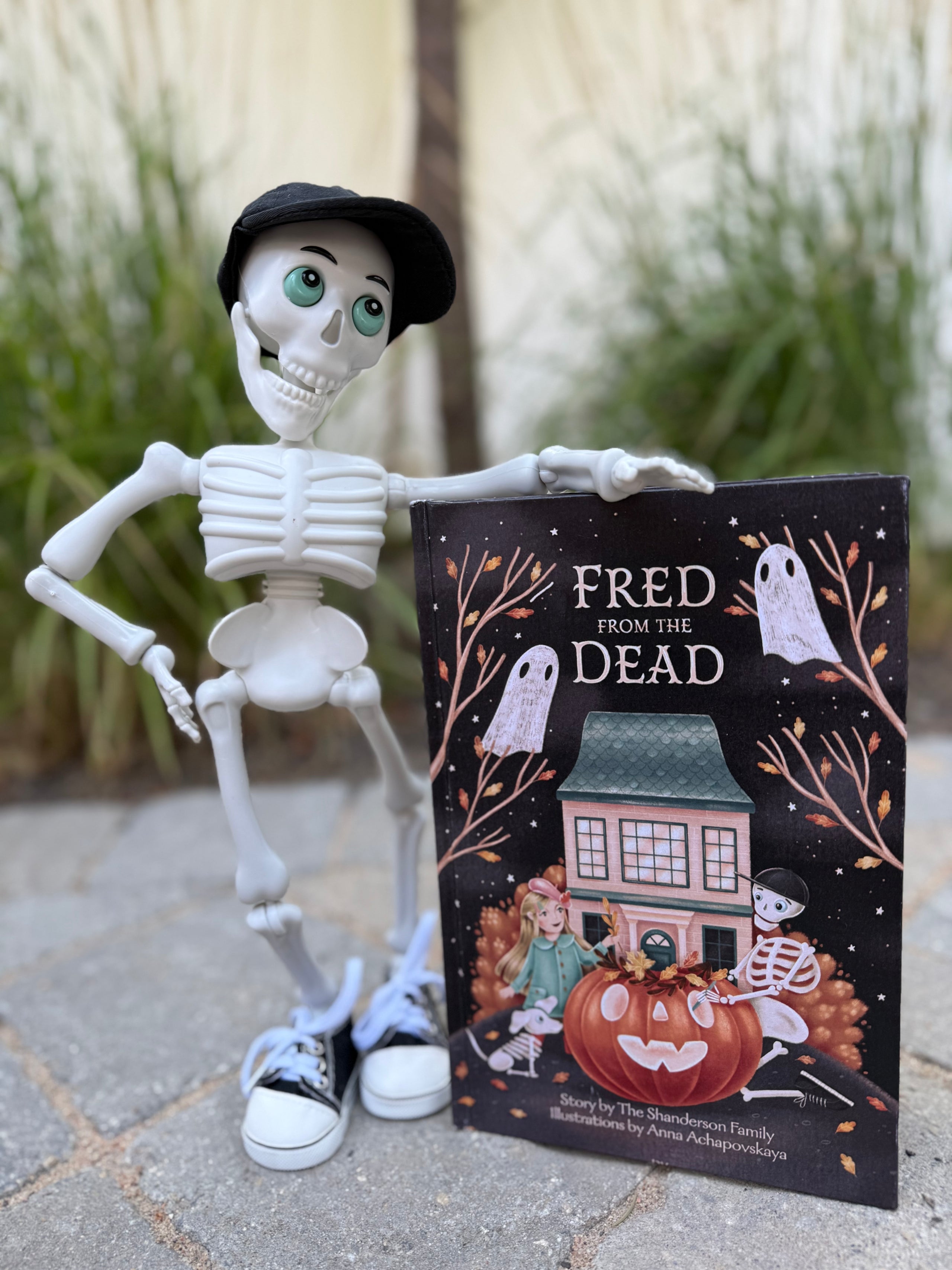 Fred from the Dead Skeleton Doll and Book Set